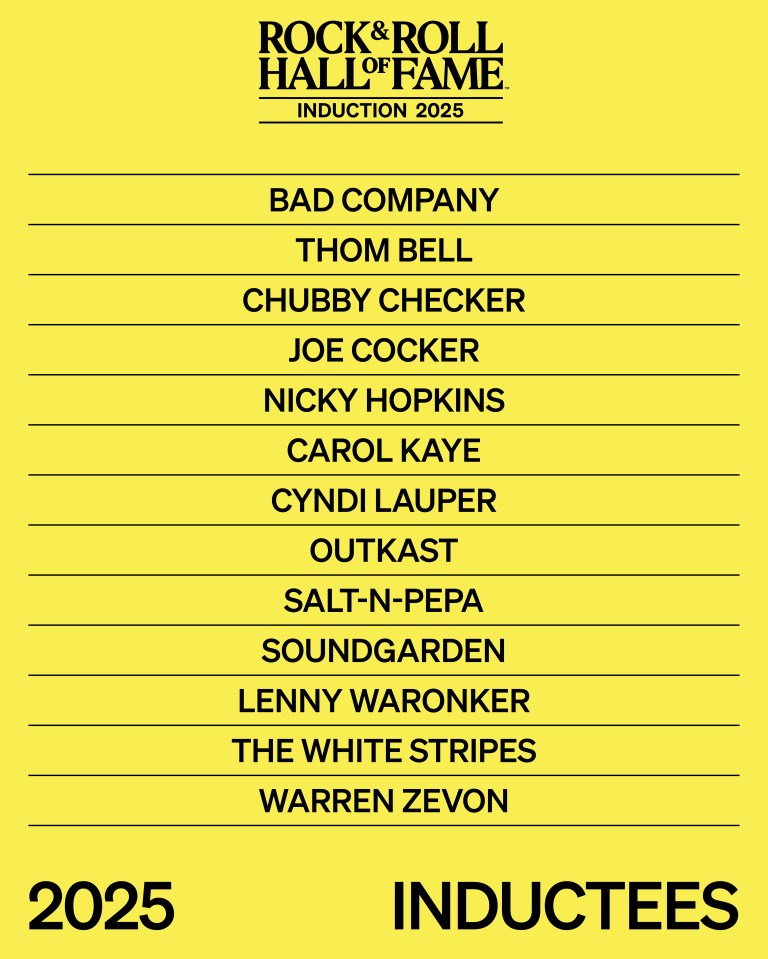 Meet the Class of 2025: Rock and Roll Hall of Fame Inductees | Vinyl ...